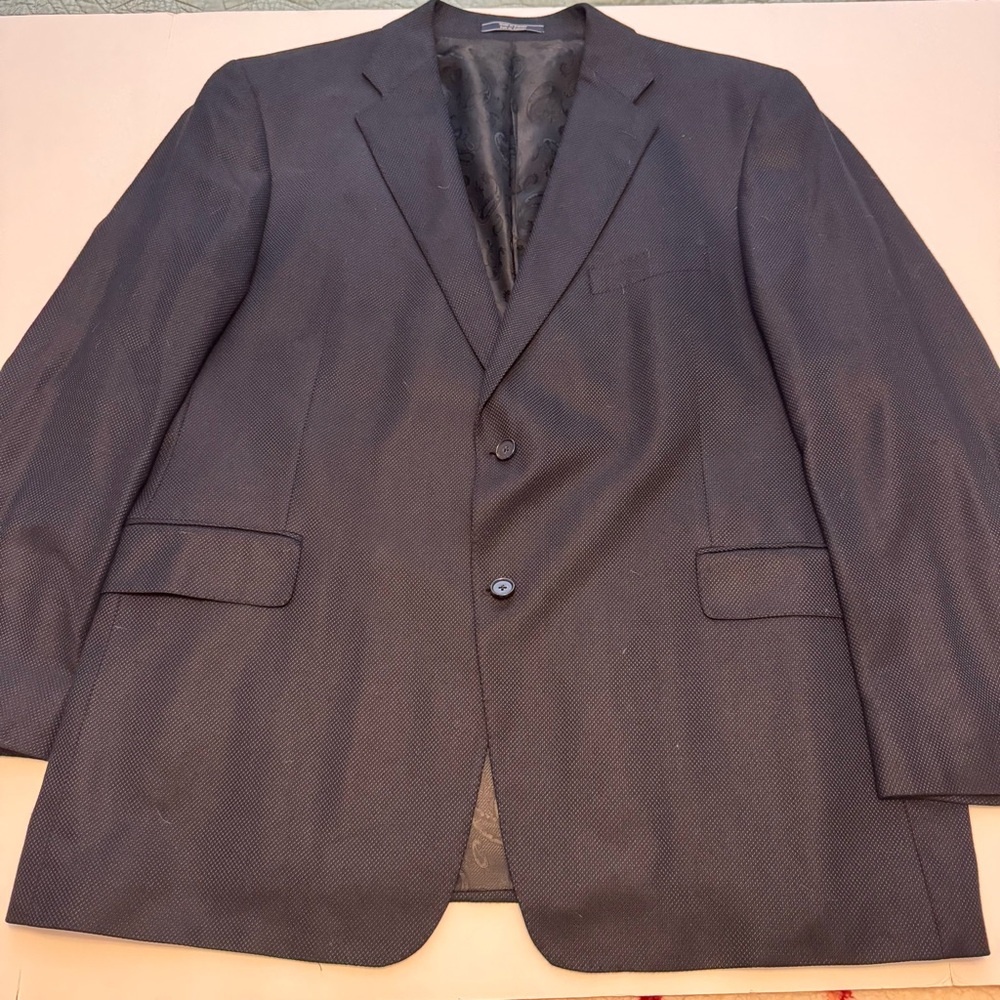 Arnold Brant 100% Bamboo Blazer Suit Jacket Navy 48 R… - Gem